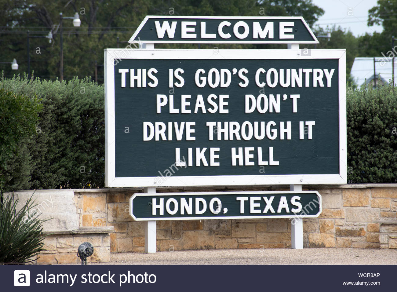 Willkommen In Texas Sign Usa Stockfotos und -bilder Kaufen - Alamy