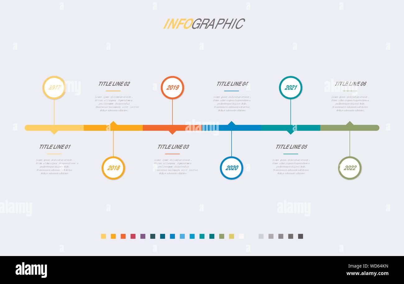 Bunte Diagramm, infografik Vorlage. Timeline mit 6 Schritten. Kreis ... Bunte Diagramm, infografik Vorlage. Timeline mit 6 Schritten. Kreis ...