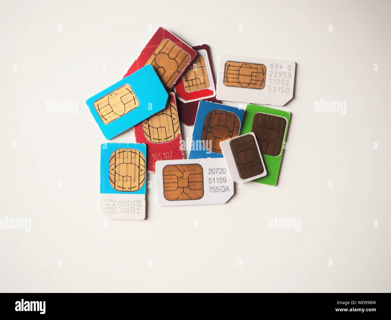 Einige Sim Karten Stockfotos und -bilder Kaufen - Alamy