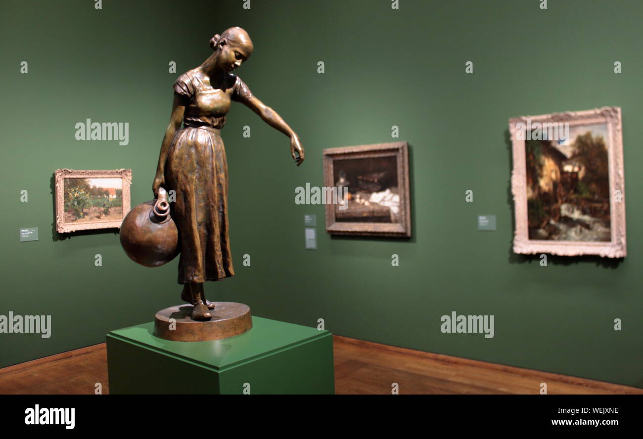 Bronze Statue (Kanne Tränen) von Arthur Strasser Artist im Leopold ...