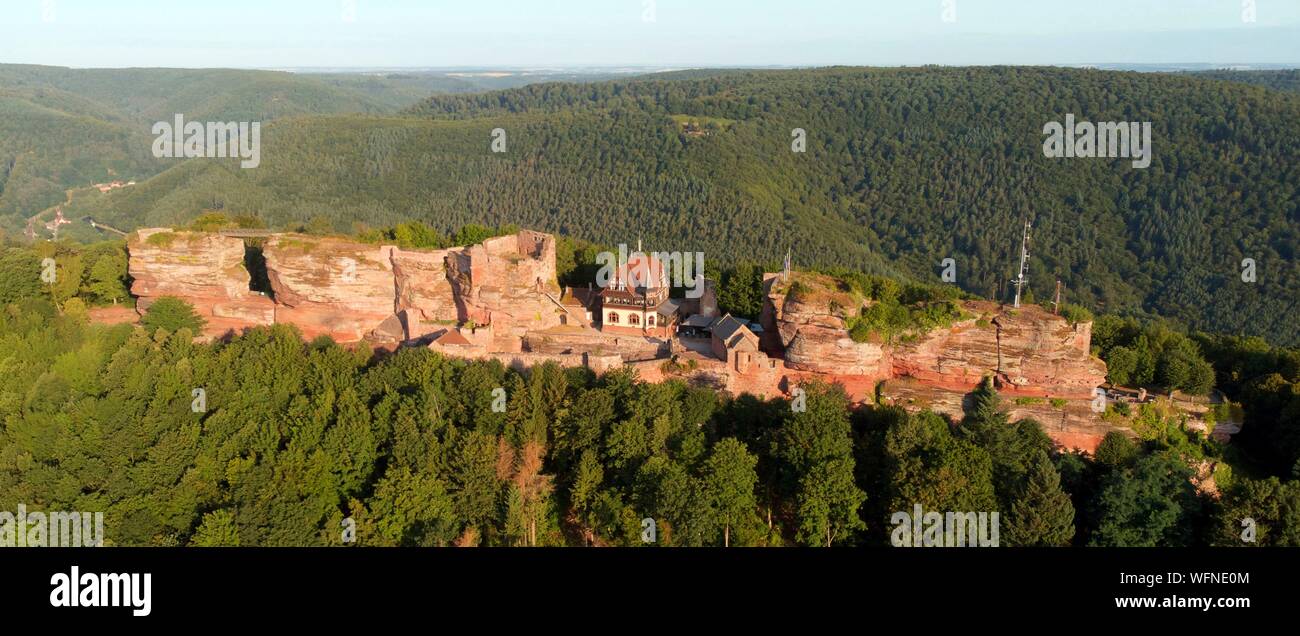 Frankreich, Bas Rhin, Saverne, Haut Barr Schloss vom 11. bis 14 ...