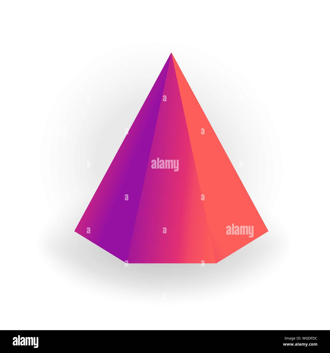Pyramide 3d Stock-Vektorgrafiken kaufen - Alamy