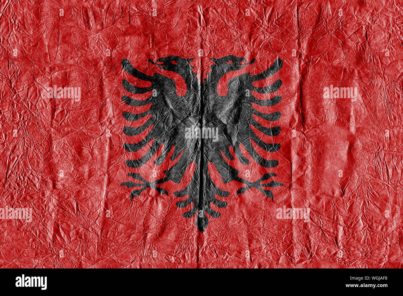 Albanian Flag Stockfotos und -bilder Kaufen - Alamy