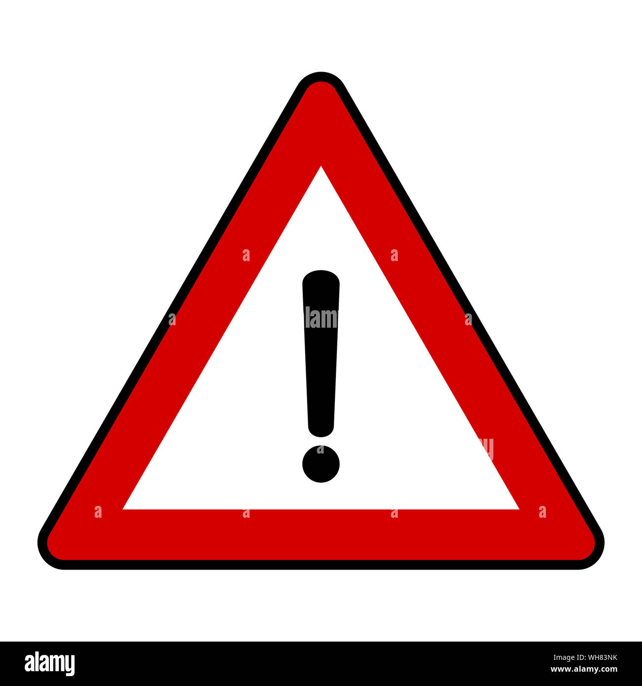 Verkehrsschild gefahr Vektor-illustration Hintergrund - Vorsicht ...