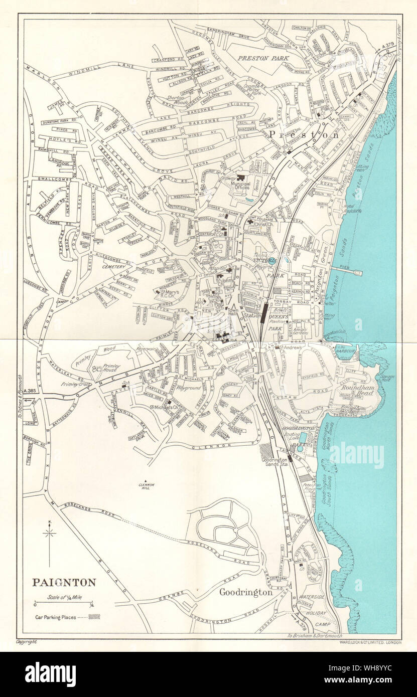 Paignton karte -Fotos und -Bildmaterial in hoher Auflösung – Alamy