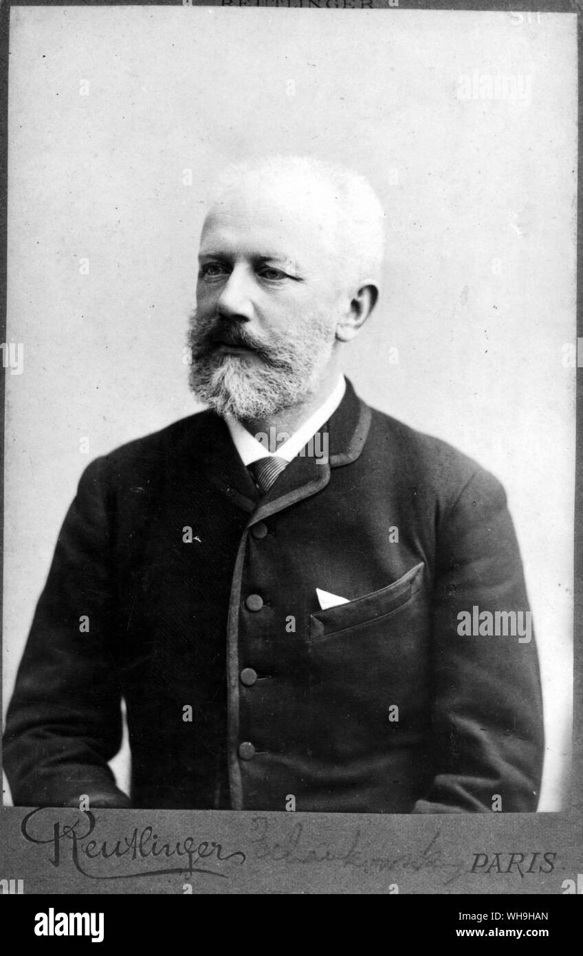 Russian composer pyotr tchaikovsky 1840 1893 -Fotos und -Bildmaterial ...