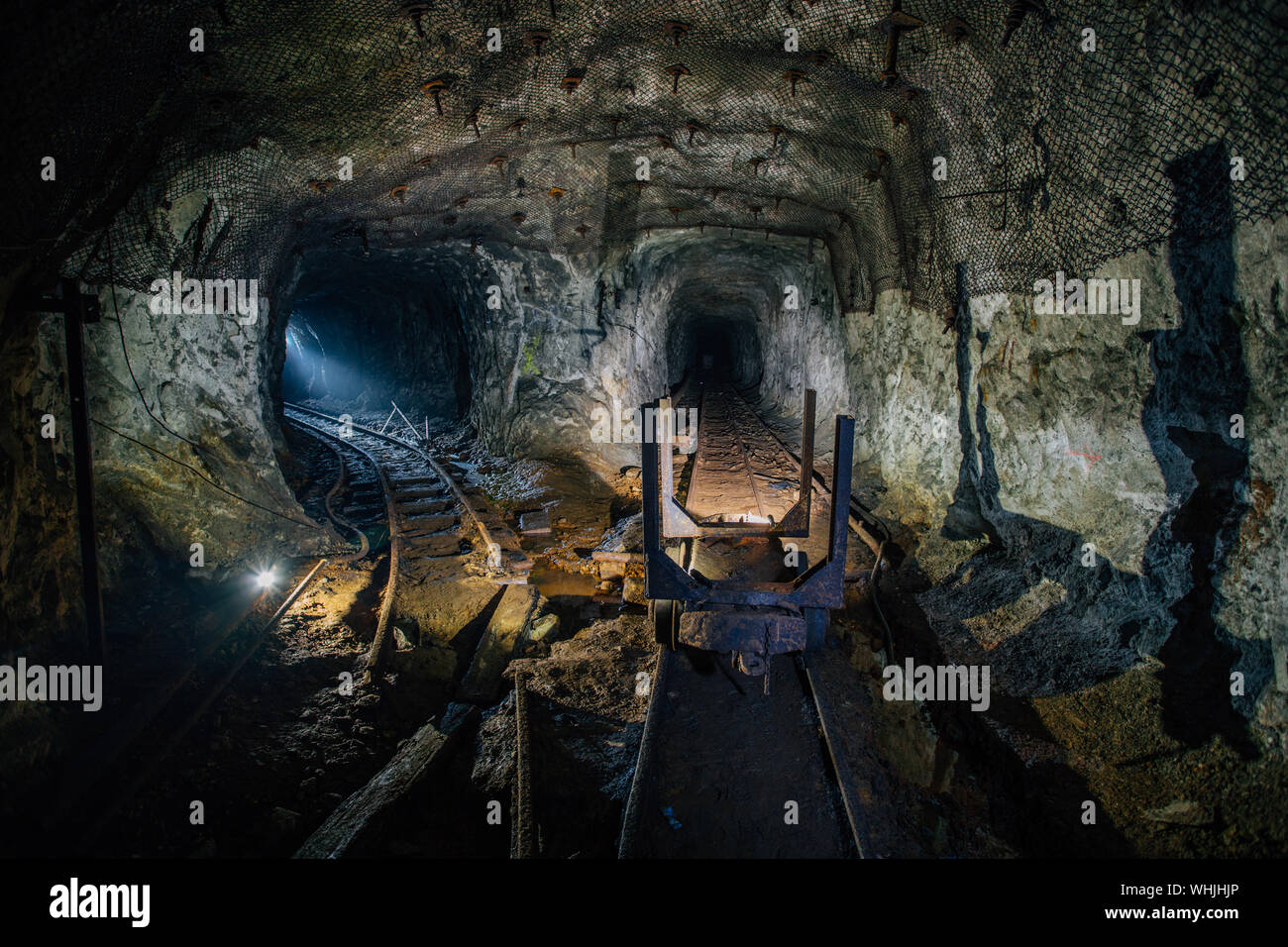 Aufgegebene mine mit trolley Stockfotos und -bilder Kaufen - Alamy