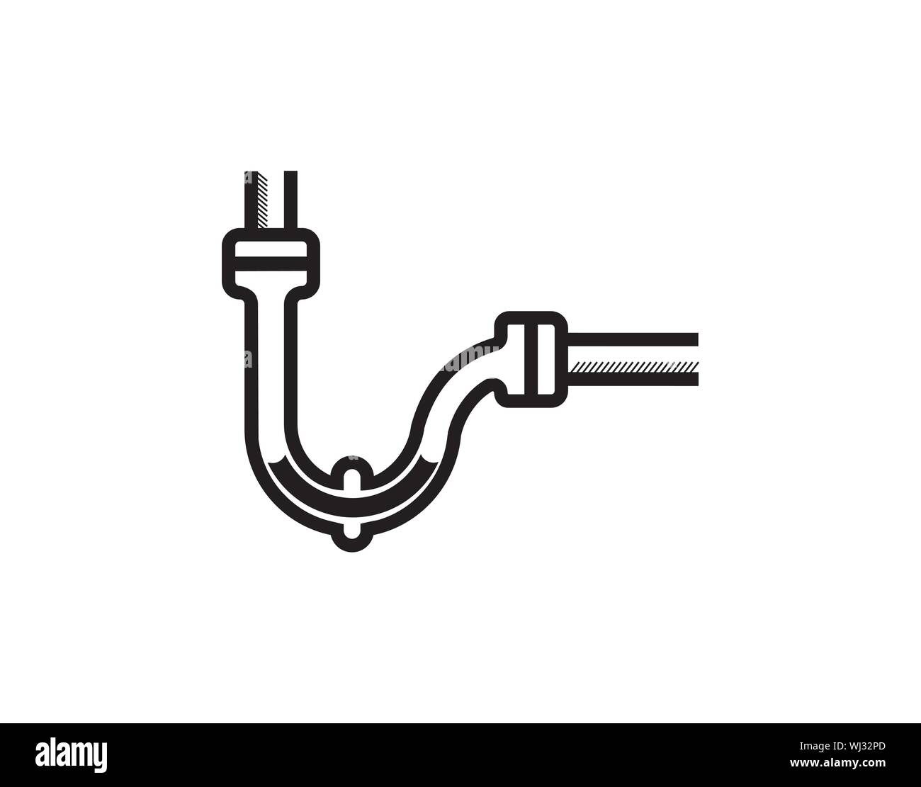 Ablauf verstopfen Stock-Vektorgrafiken kaufen - Alamy