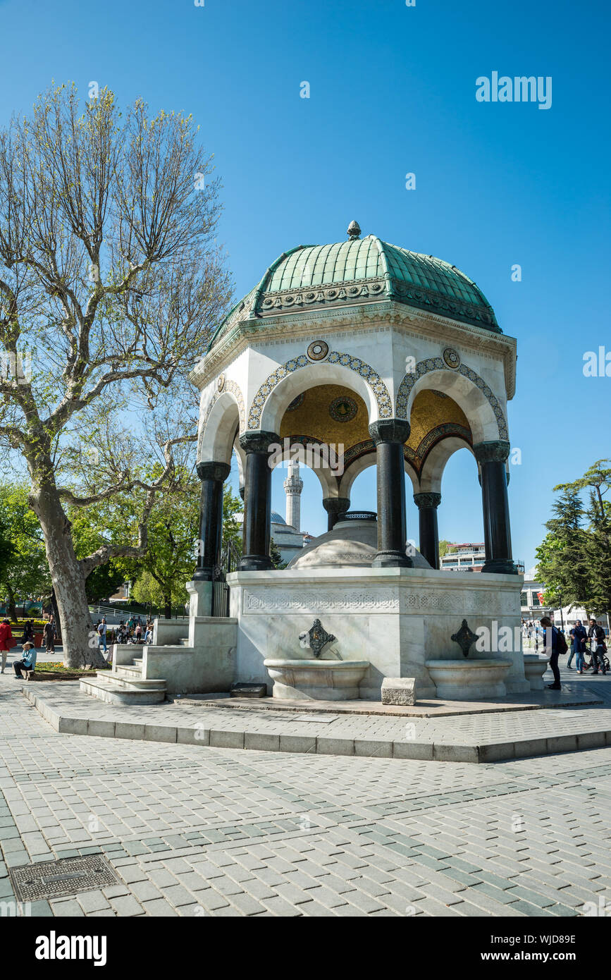 Der Brunnen von Kaiser Wilhelm II. (Alman Çesmesi, den deutschen ...
