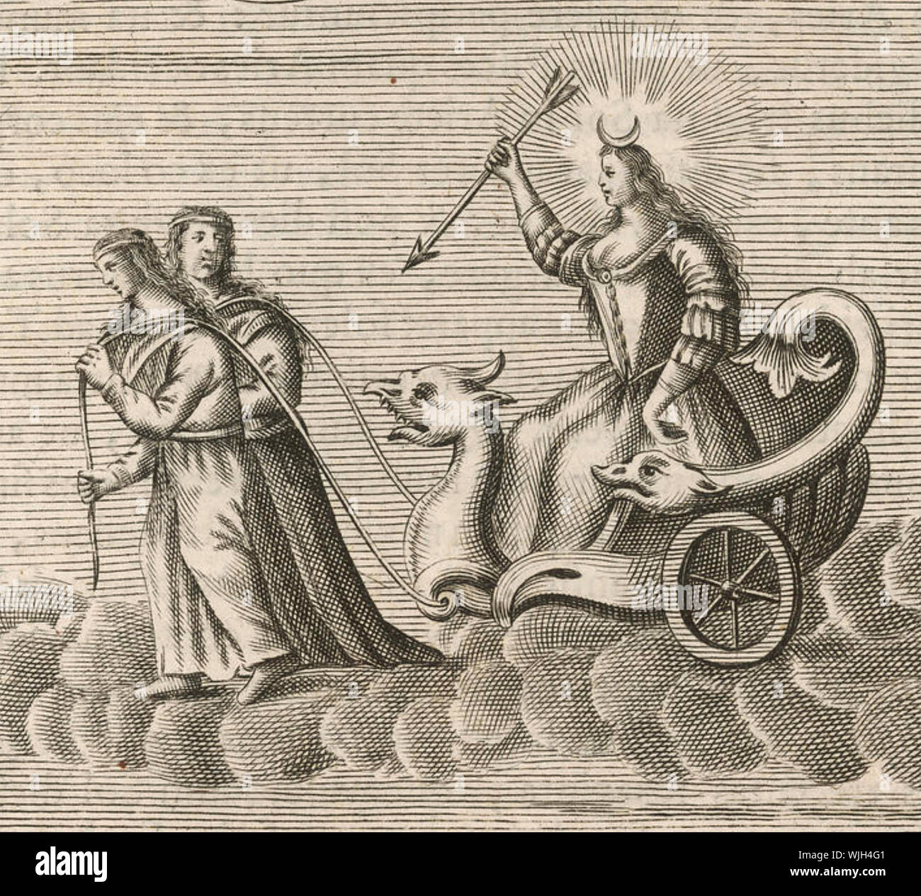 Moon goddess luna -Fotos und -Bildmaterial in hoher Auflösung – Alamy