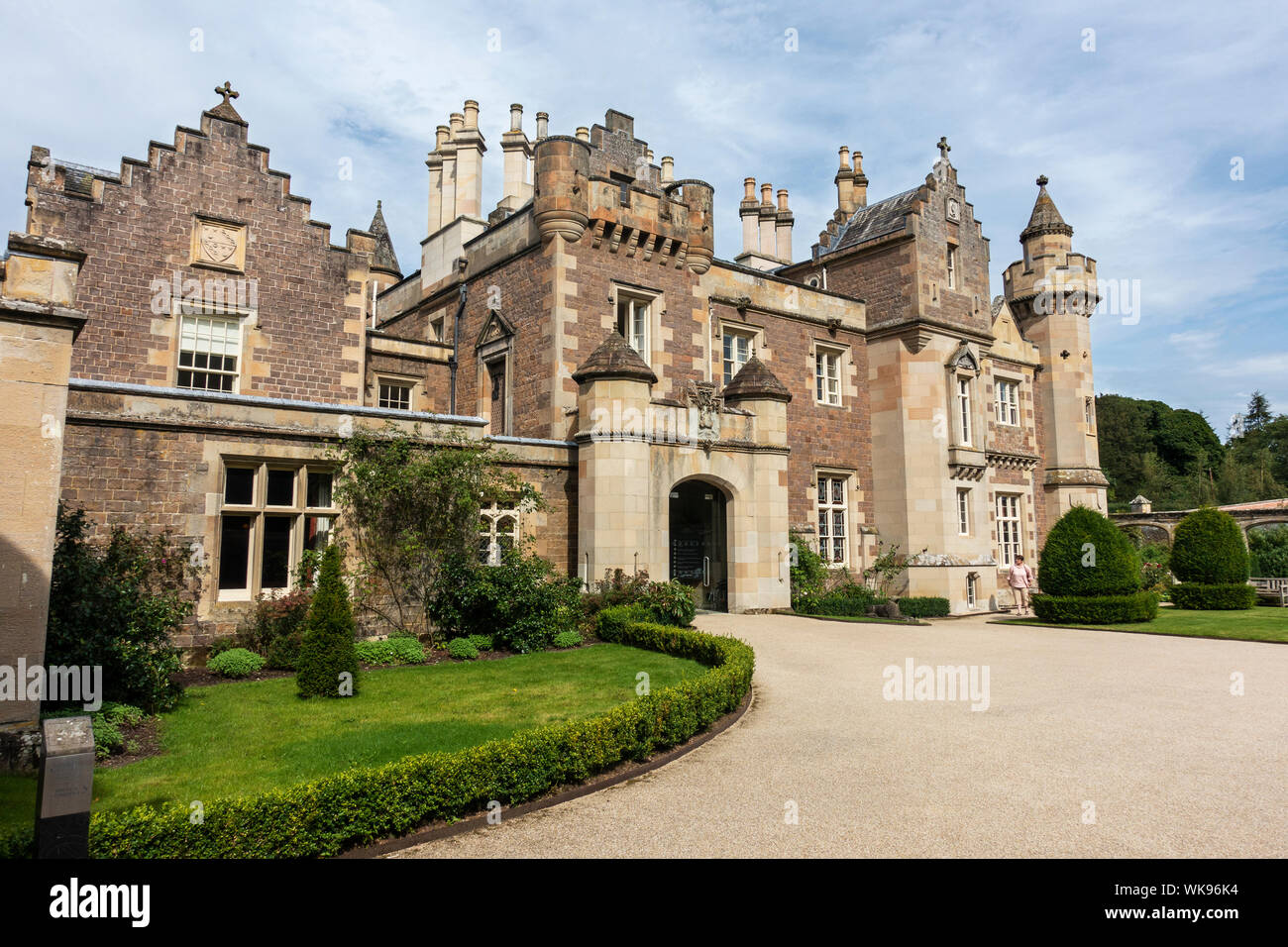 Abbotsford House, dem ehemaligen Zuhause der schottische Schriftsteller ...