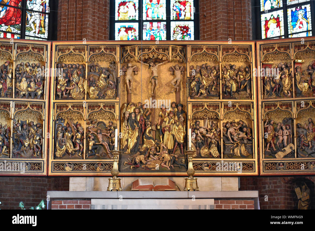 Altar, Marktkirche St. Georgii et Jacobi, Hanns-Lilje-Platz, Hannover, Niedersachsen ...