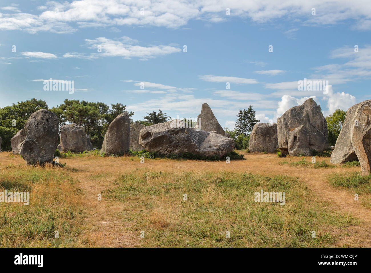 Alignements de Kermario, Zeilen der stehenden Steine - Menhire, die ...
