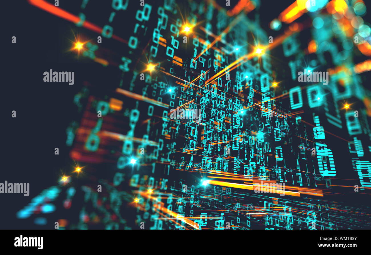 Wallpaper von binären Code-Konzept-Muster und Big Data structure.Net ...