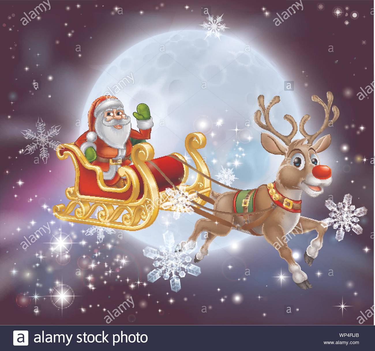 Santaclaus Schlitten Stockfotos und -bilder Kaufen - Alamy