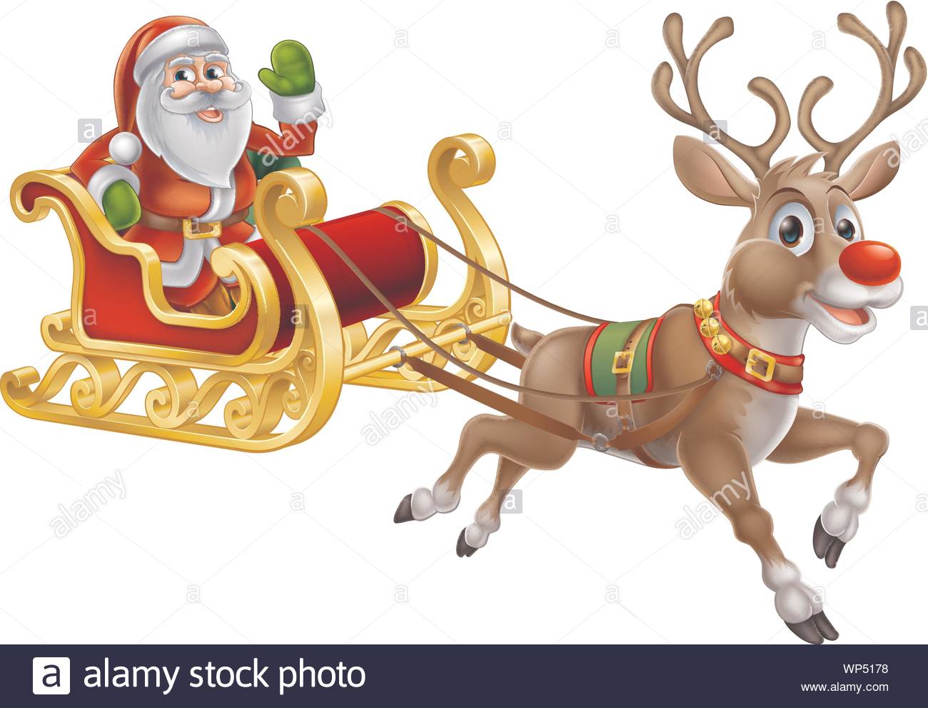 Santaclaus Schlitten Stockfotos und -bilder Kaufen - Alamy