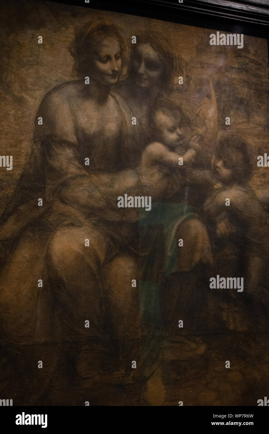 Jungfrau und kind mit heiliger anne und johannes dem -Fotos und -Bildmaterial in hoher Auflösung ...