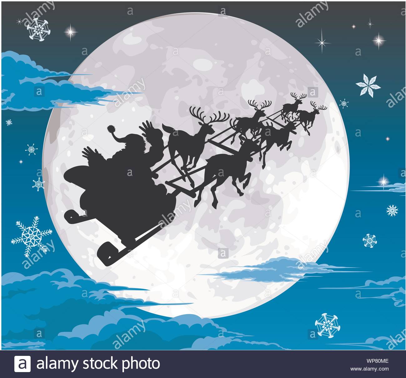Santaclaus Schlitten Stockfotos und -bilder Kaufen - Alamy