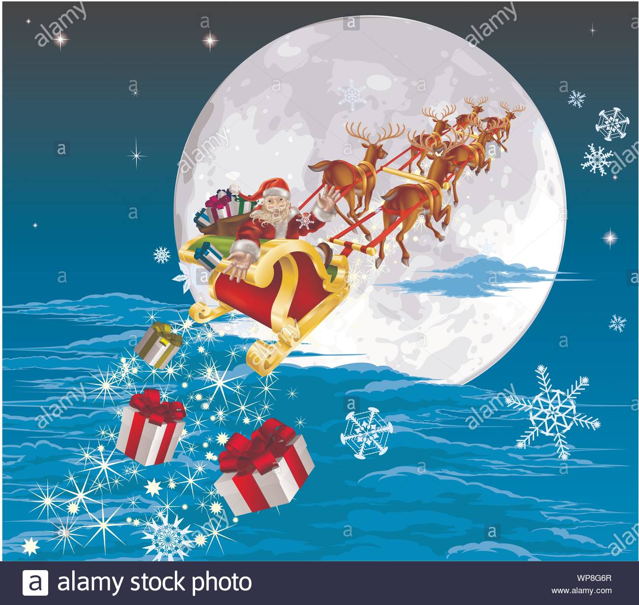 Santaclaus Schlitten Stockfotos und -bilder Kaufen - Alamy