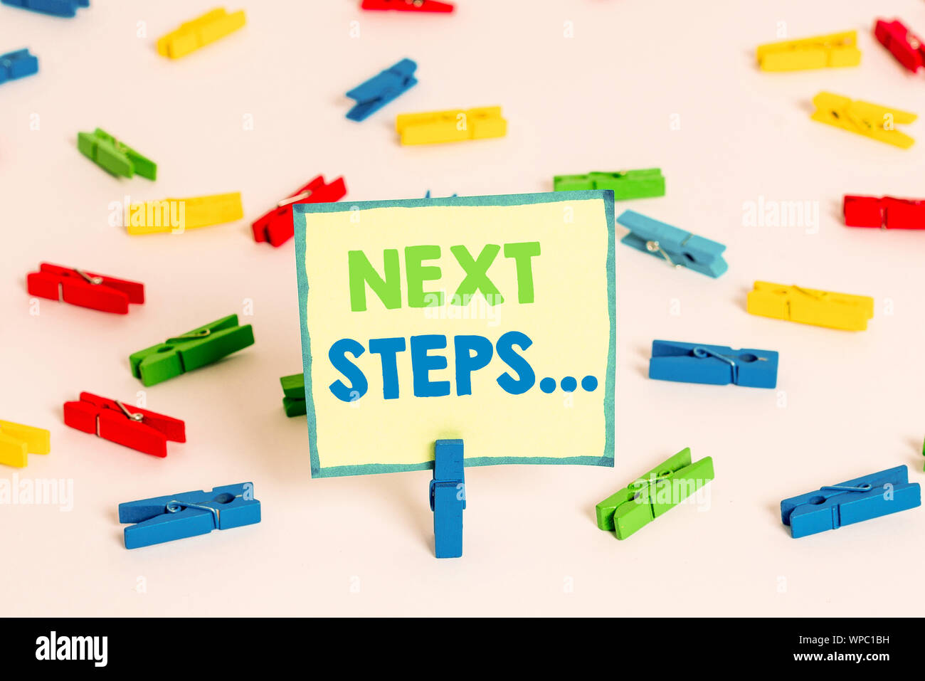 Konzeptionelle Handschrift zeigt die nächsten Schritte. Konzept, d. h ...