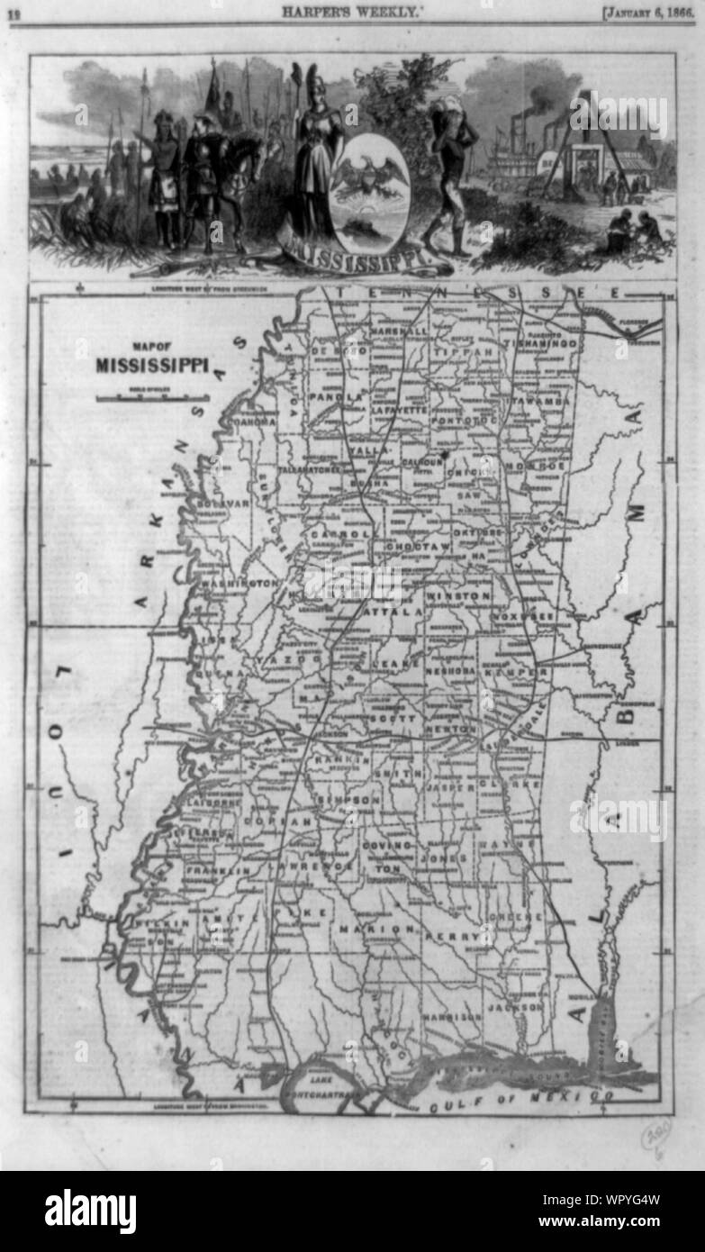 Mississippi bundeslandkarte -Fotos und -Bildmaterial in hoher Auflösung – Alamy