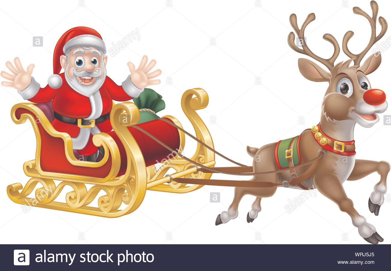 Santaclaus Schlitten Stockfotos und -bilder Kaufen - Alamy
