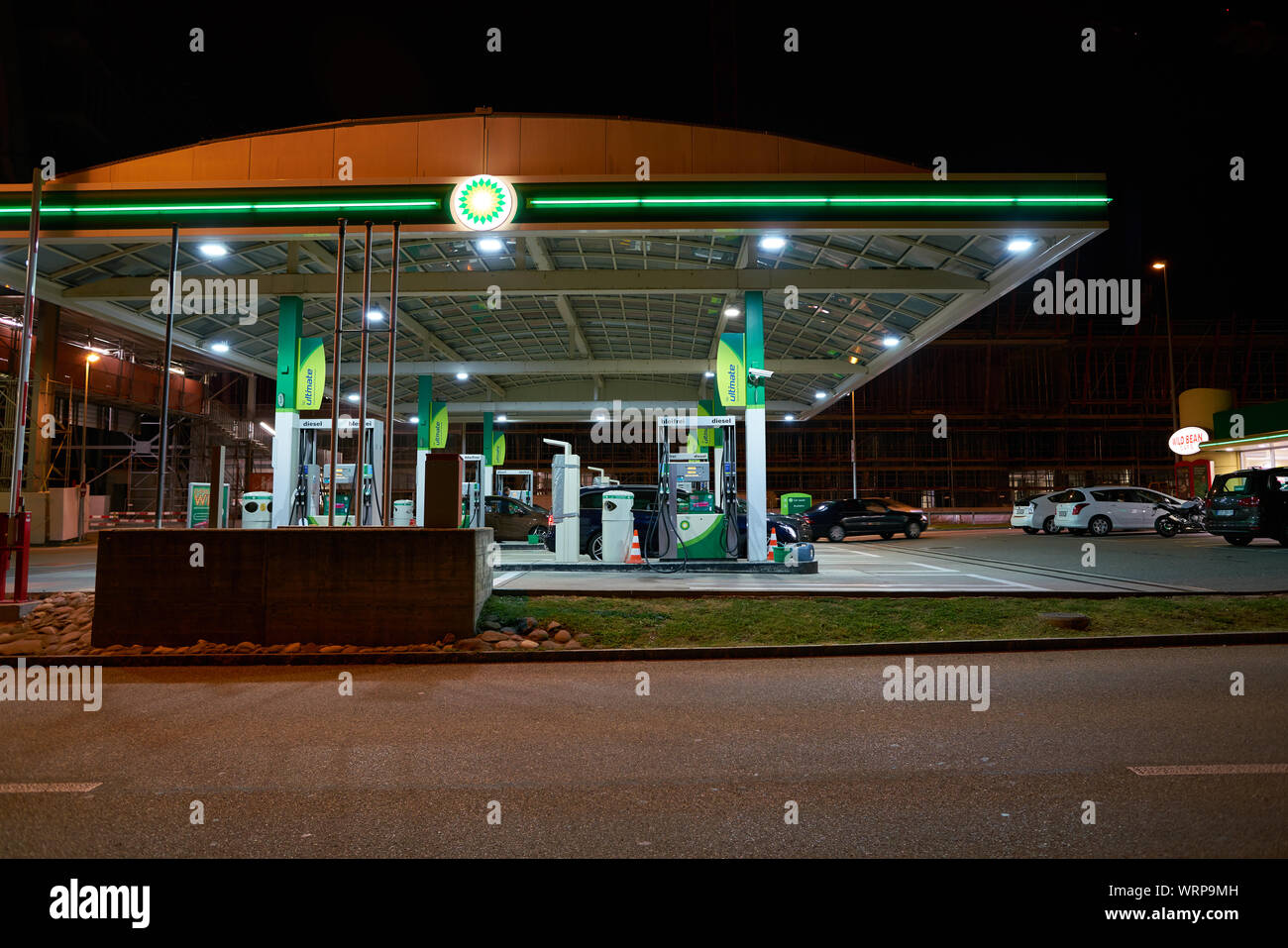Bp Filling Station Stockfotos und -bilder Kaufen - Alamy
