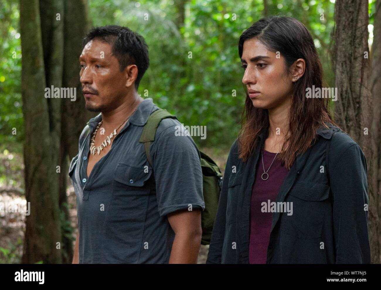 Grüne Grenze, aka FRONTERA VERDE, von links: Nelson Camayo, Juana del Rio, "Das Licht" (Staffel ...