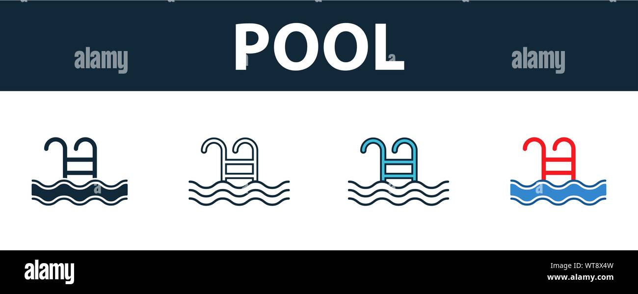 Symbole am pool Stock-Vektorgrafiken kaufen - Alamy