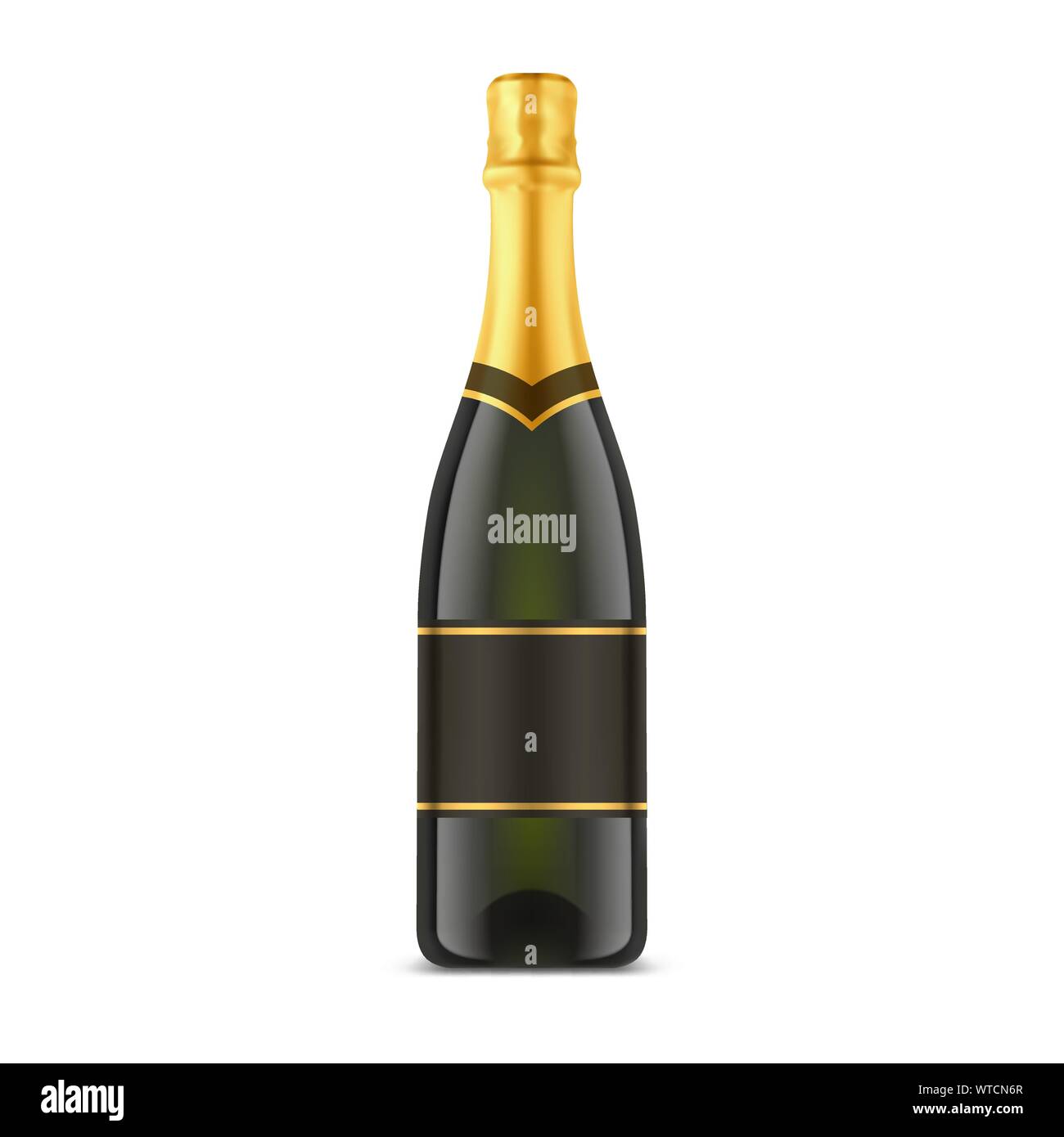 Sekt flasche Stock-Vektorgrafiken kaufen - Alamy