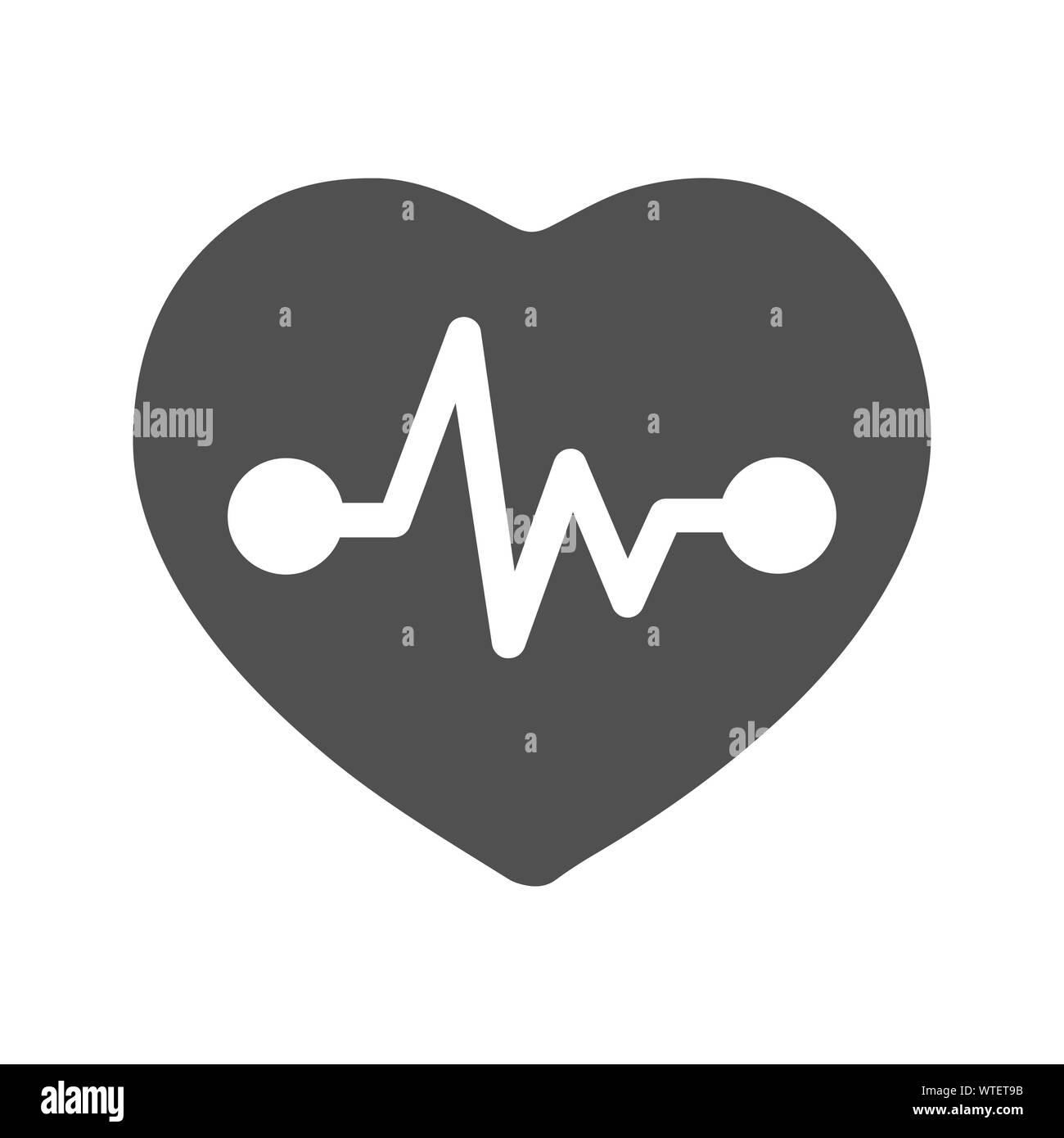 Herzschlag puls Schwarzweiß-Stockfotos und -bilder - Alamy