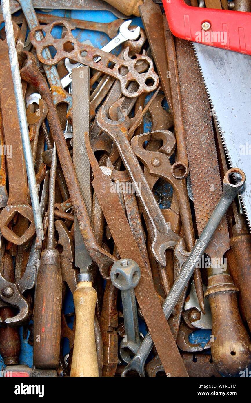 Vintage Handwerkzeuge Stockfotos und -bilder Kaufen - Alamy