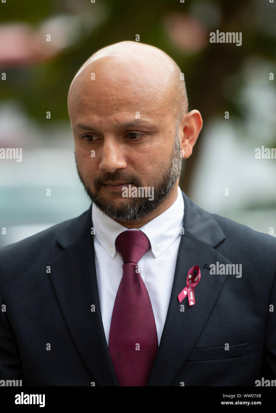 Mohammed Raqeeb kommt an der Royal Courts of Justice in London, wo er ...