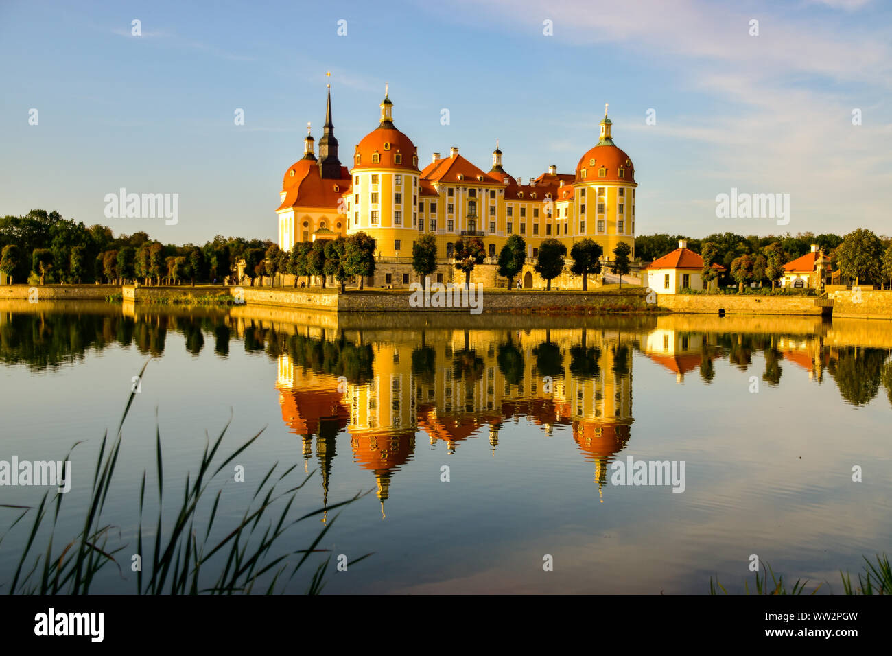 Historische Jagdschloss Moritzburg Barockschloss Moritzburg ...