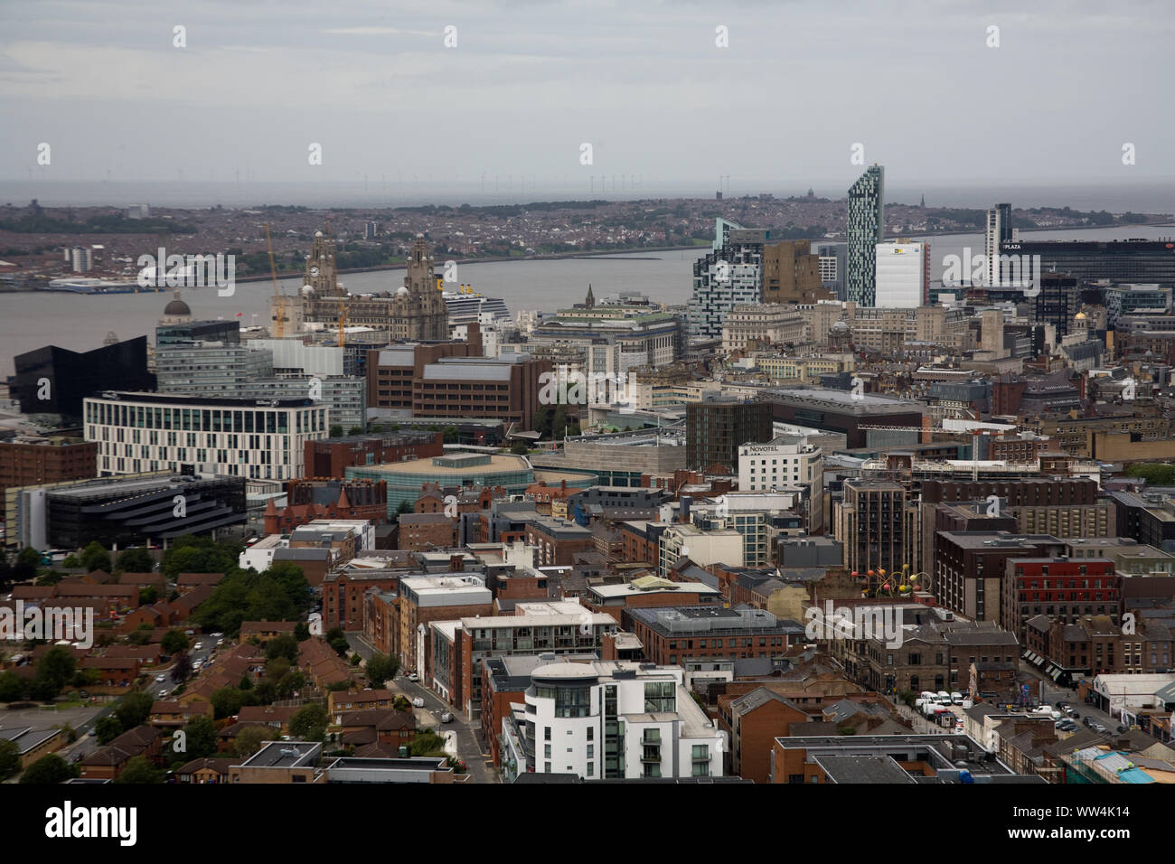 Liverpool Cathedral Aerial Stockfotos und -bilder Kaufen - Alamy
