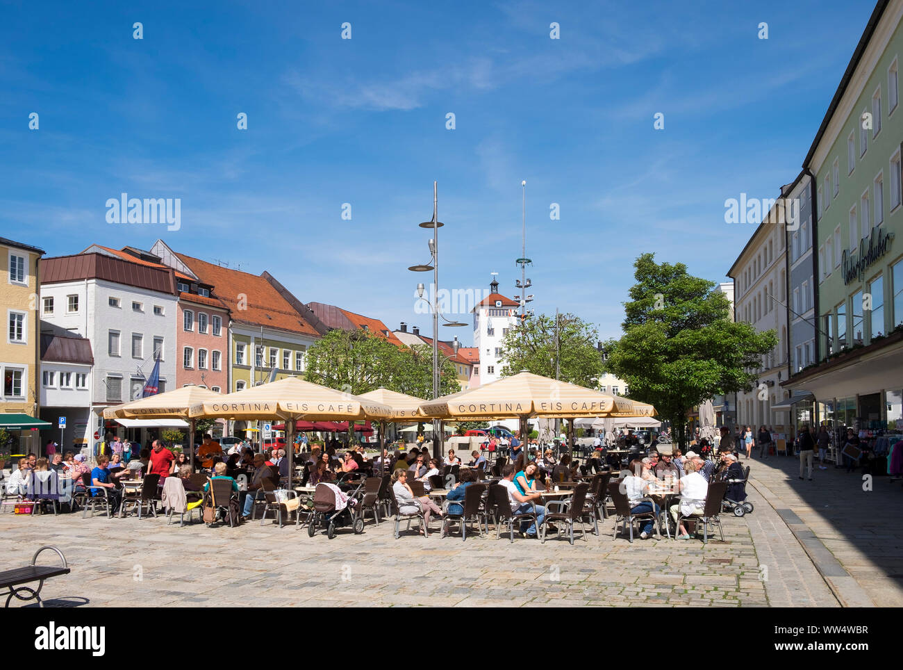 Traunstein Bavaria Upper Town Stockfotos und -bilder Kaufen - Alamy