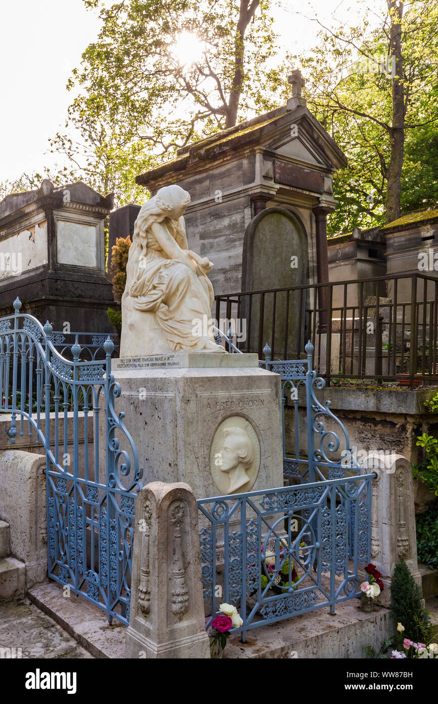 Friedhof paris chopin -Fotos und -Bildmaterial in hoher Auflösung – Alamy