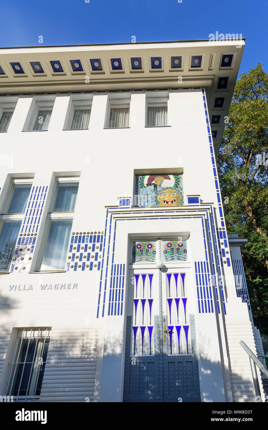 Wien, Wien, Villa Wagner II (Otto-Wagner-Villa II, (Otto-Wagner-Villa 2 ...