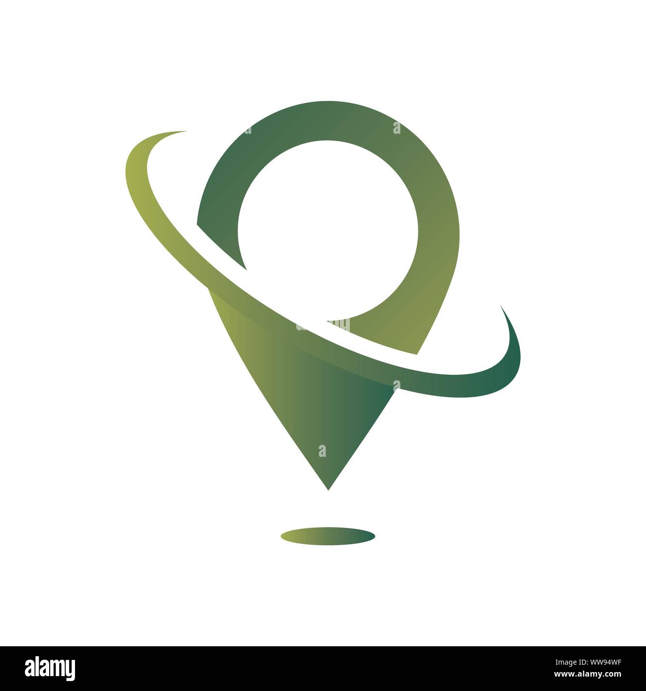 GPS-Symbol vektor Logo Design. Kartenzeiger Symbol. Pin Position Symbol ...