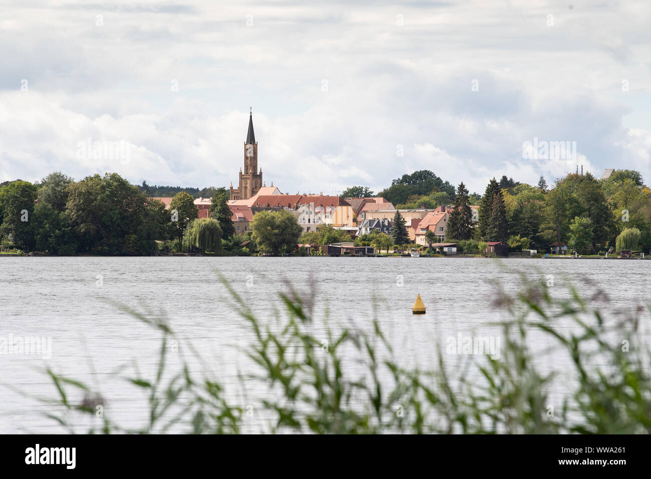13. September 2019, Brandenburg, Fürstenberg/Havel: Die Stadt ...