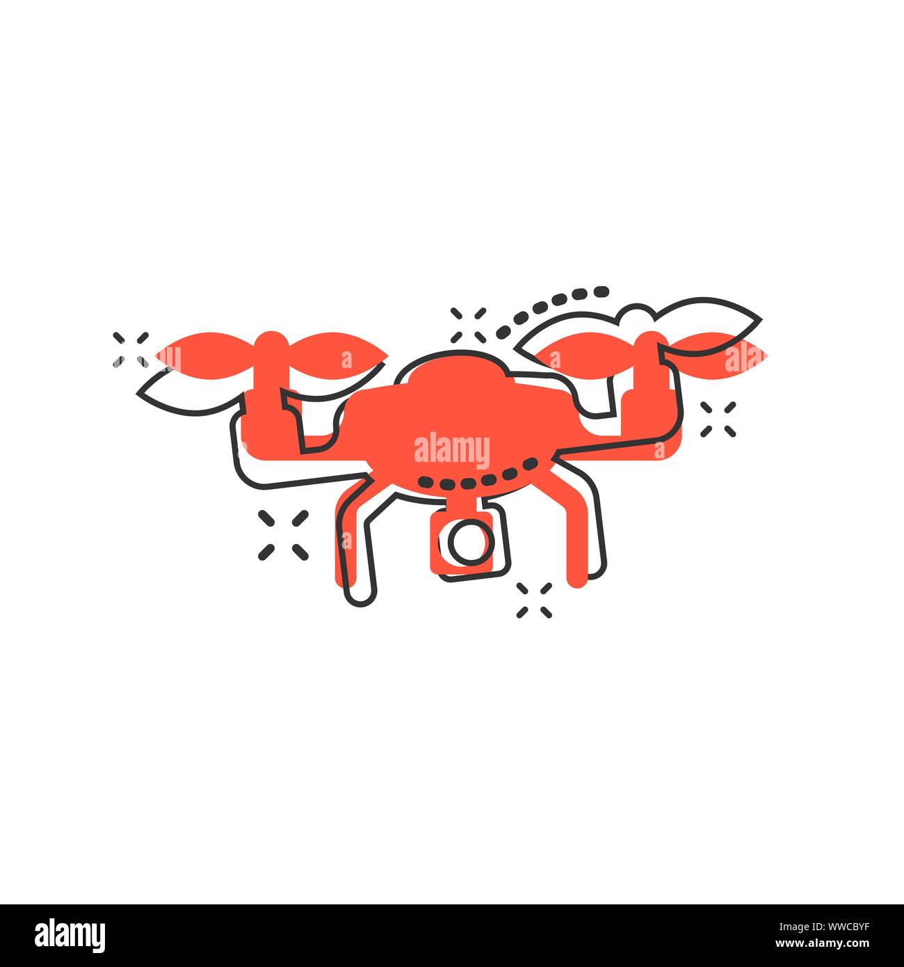 Quadcopter im cartoon stil -Fotos und -Bildmaterial in hoher Auflösung ...