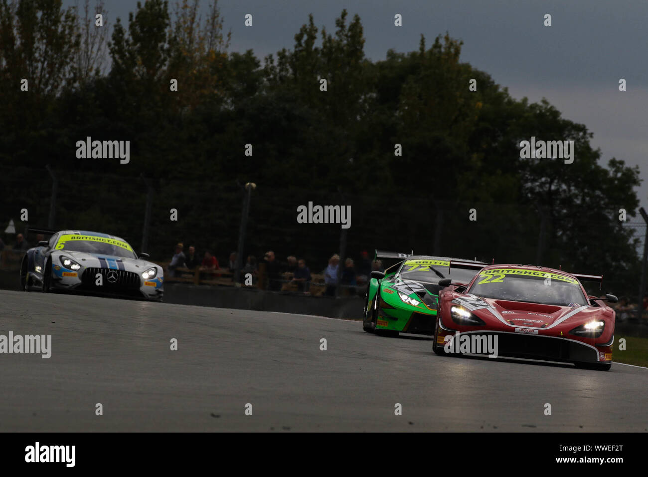 Derby, Großbritannien. 15 Sep, 2019. Balfe Motorsport McLaren 720 S GT3 ...