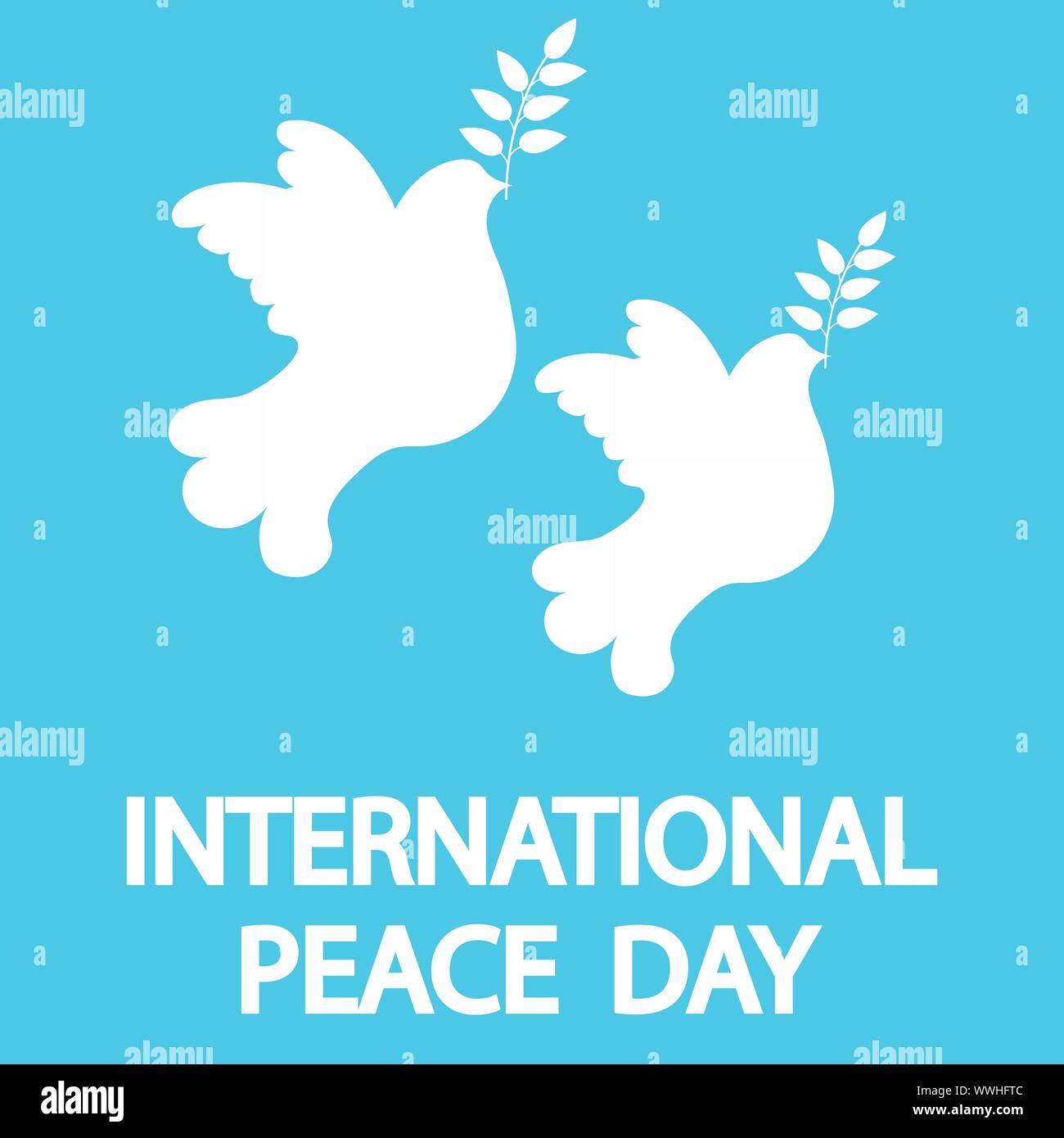 Dove with olive branch Stock-Vektorgrafiken kaufen - Alamy
