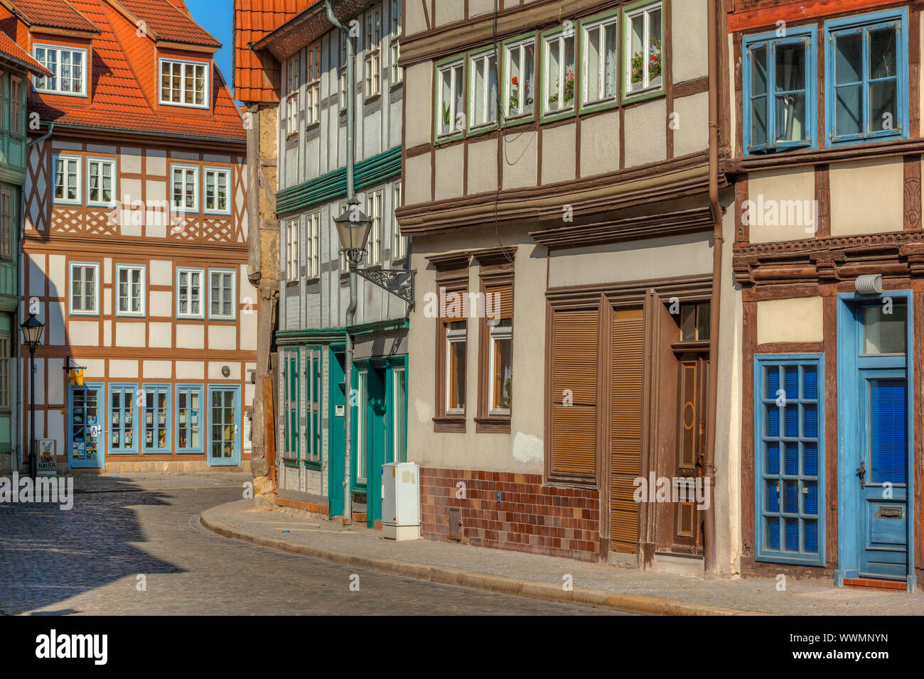 Historische Altstadt von Halberstadt Stockfotografie - Alamy