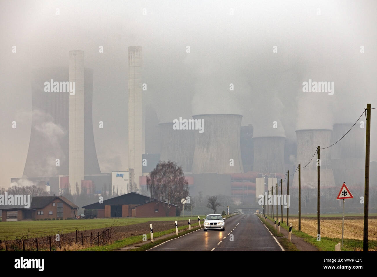 Kraftwerk Niederaußem, Bergheim, Rheinische Revier, Nordrhein-Westfalen ...