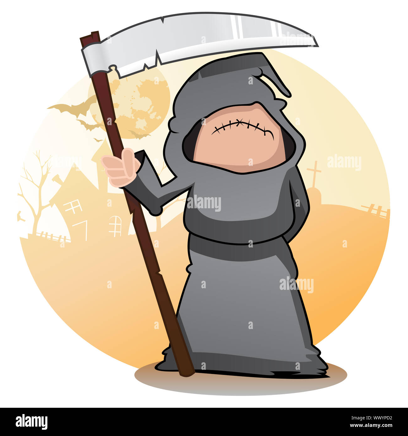 Cartoon sensenmann -Fotos und -Bildmaterial in hoher Auflösung – Alamy