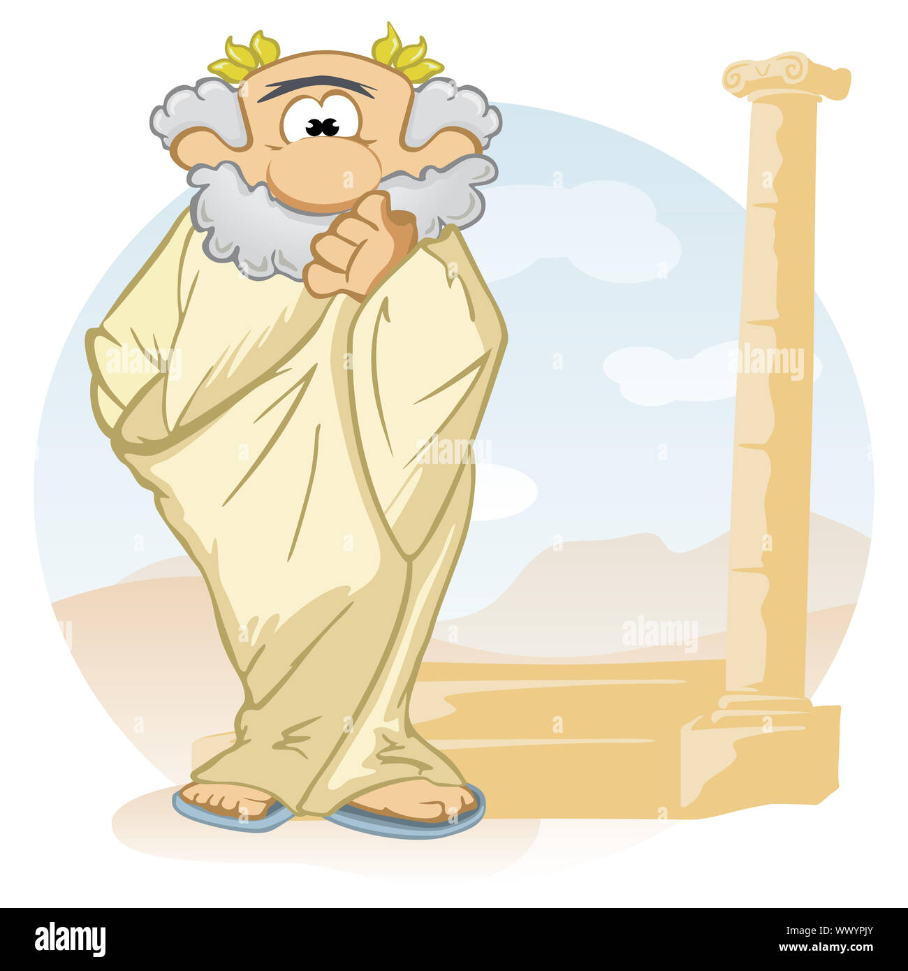 Altgriechisch denker Ausgeschnittene Stockfotos und -bilder - Alamy