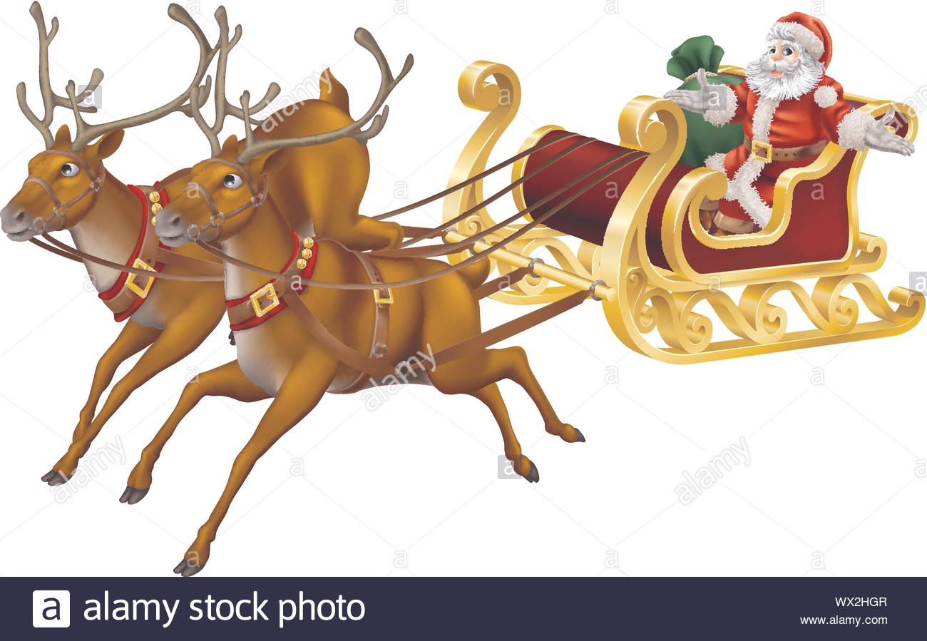 Santaclaus Schlitten Stockfotos und -bilder Kaufen - Alamy