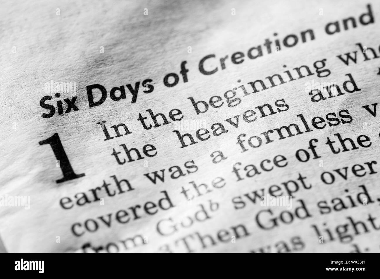 Am anfang war das wort -Fotos und -Bildmaterial in hoher Auflösung – Alamy