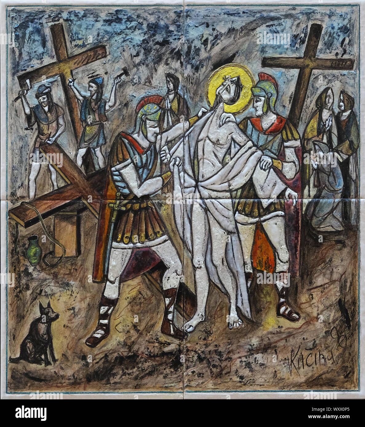 10th stations cross jesus stripped -Fotos und -Bildmaterial in hoher ...